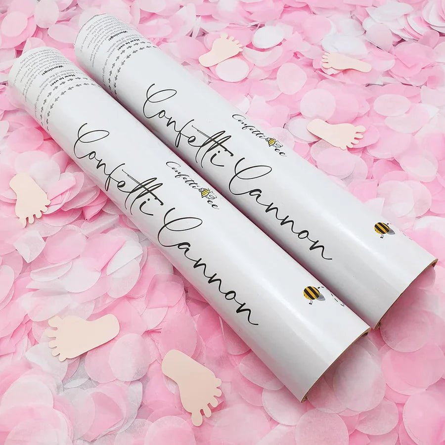 Why we love confetti cannons for Baby Gender Reveal celebrations ...