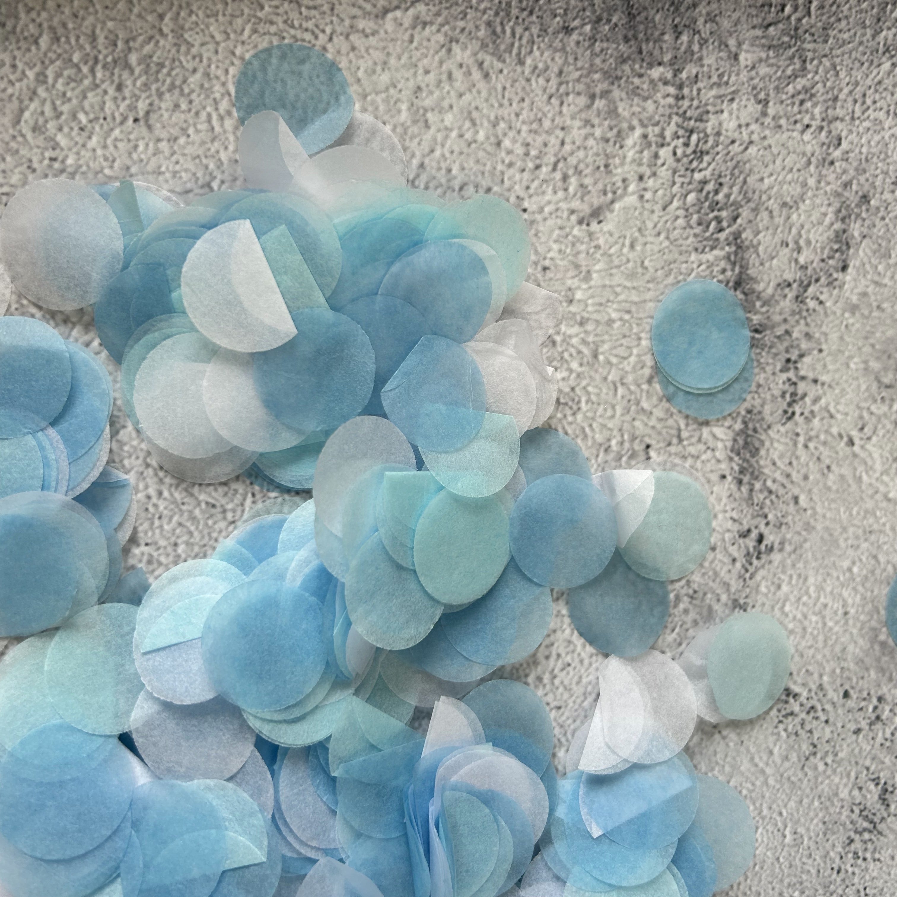 Blue & White Paper Confetti | Biodegradable Paper Confetti | Confetti Bee