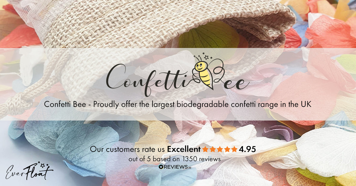 How We Measure Our Confetti | Natural Confetti | Confetti Bee