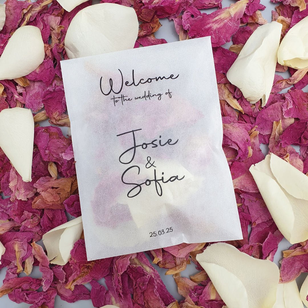 Blush Whisper Confetti | Petal Wedding Confetti | Confetti Bee