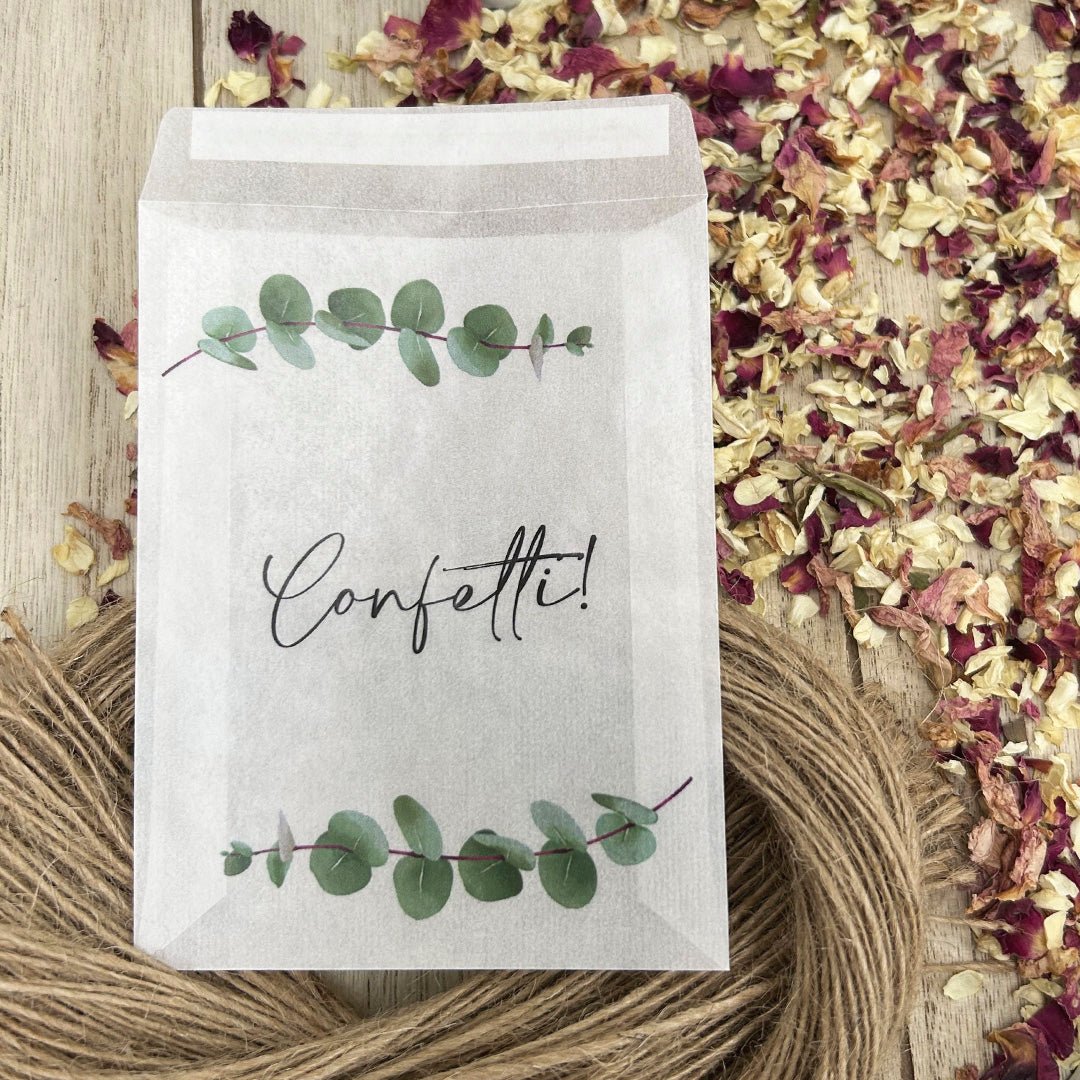 Confetti Packets - Confetti Design 1 | Confetti Packets | Confetti Bee