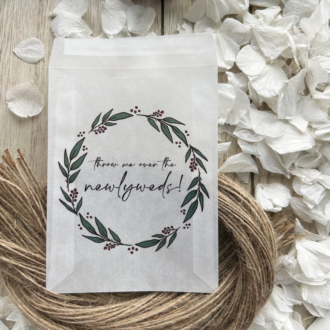 Confetti Packets - Newlyweds Design 11 | Confetti Packets | Confetti Bee