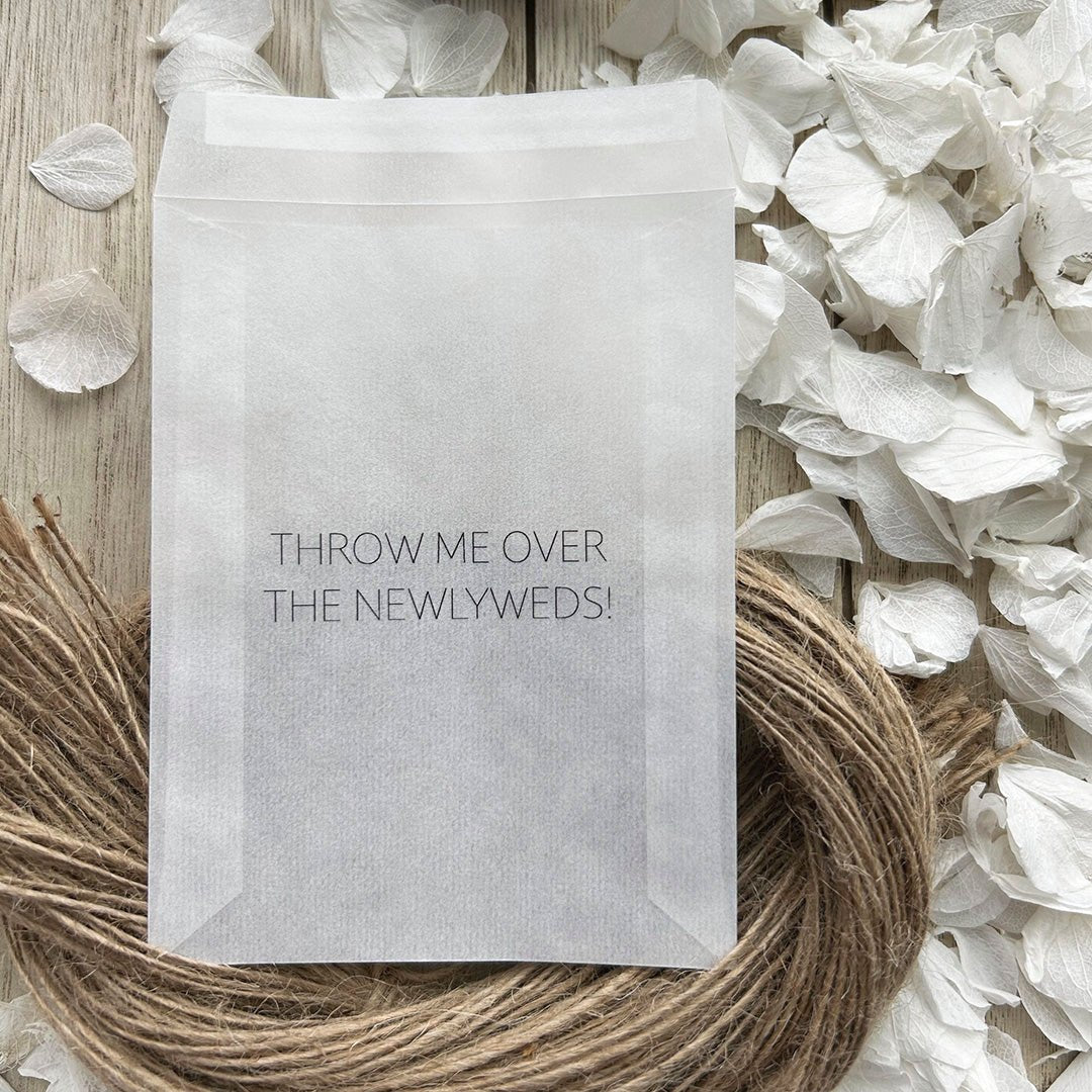 Confetti Packets - Newlyweds Design 7 | Confetti Packets | Confetti Bee
