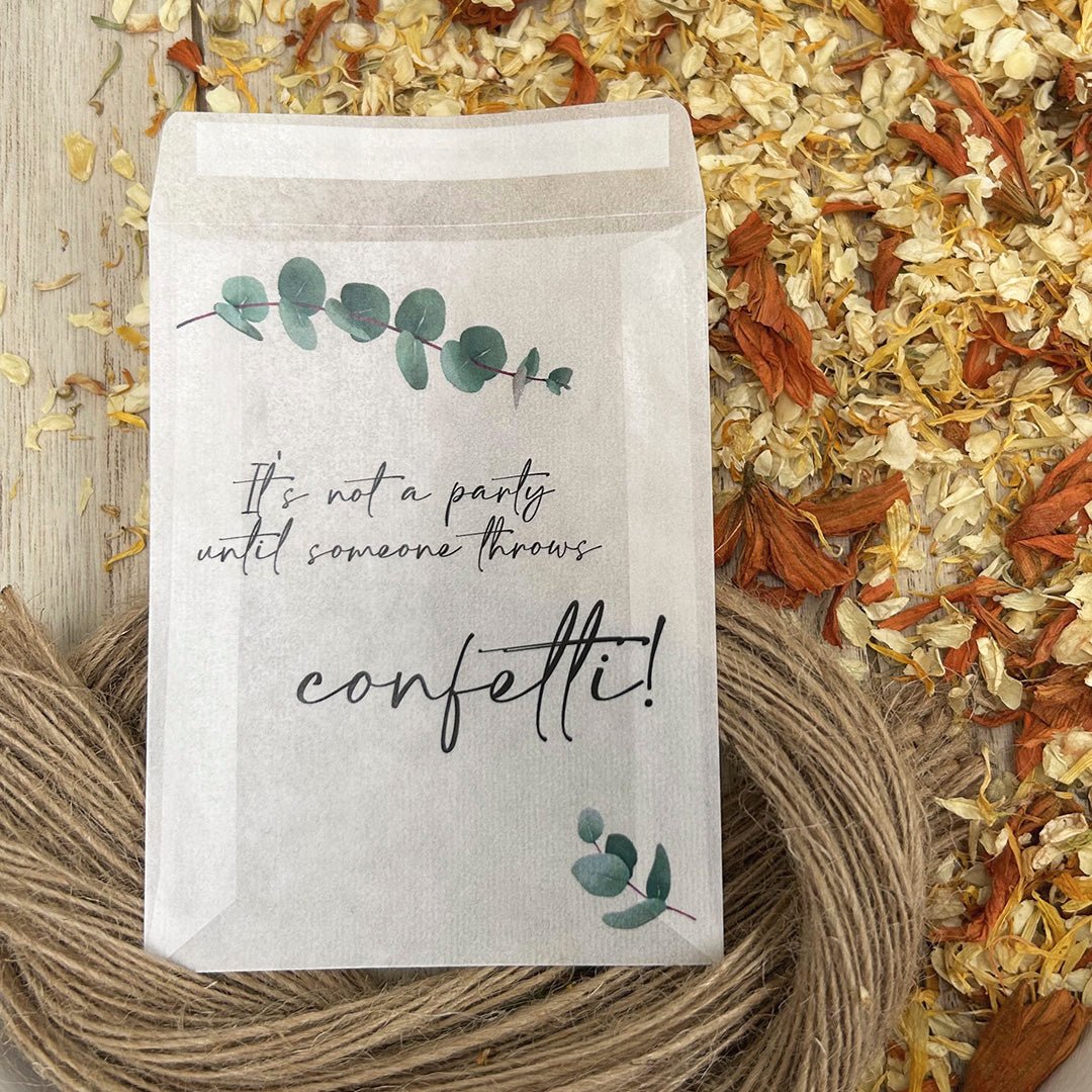 Confetti Packets - Party Design 1 | Confetti Packets | Confetti Bee