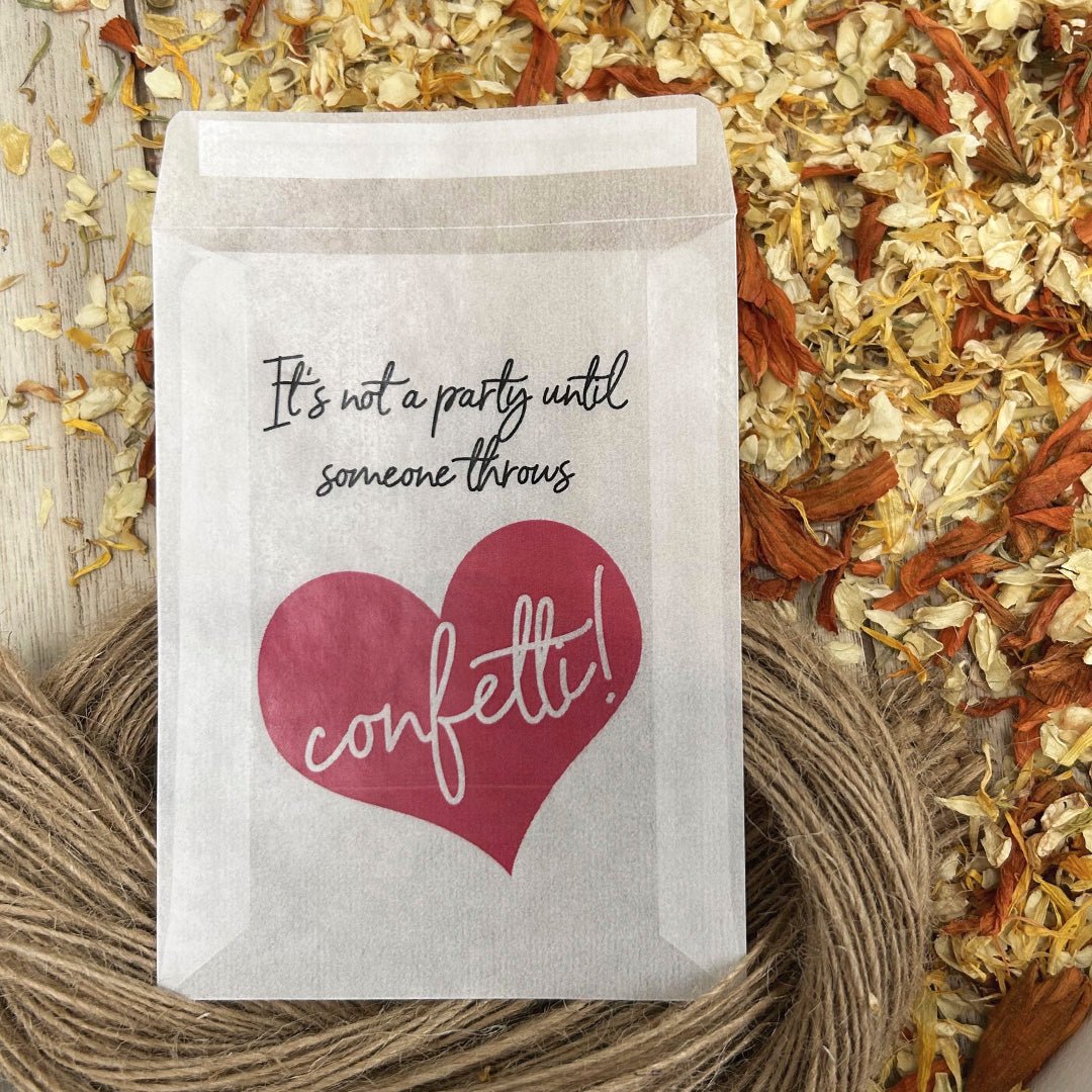 Confetti Packets - Party Design 2 | Confetti Packets | Confetti Bee
