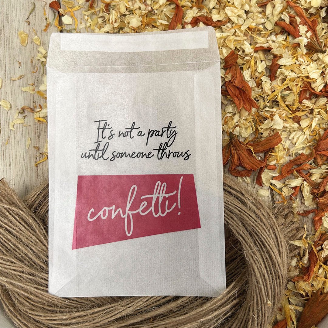 Confetti Packets - Party Design 3 | Confetti Packets | Confetti Bee