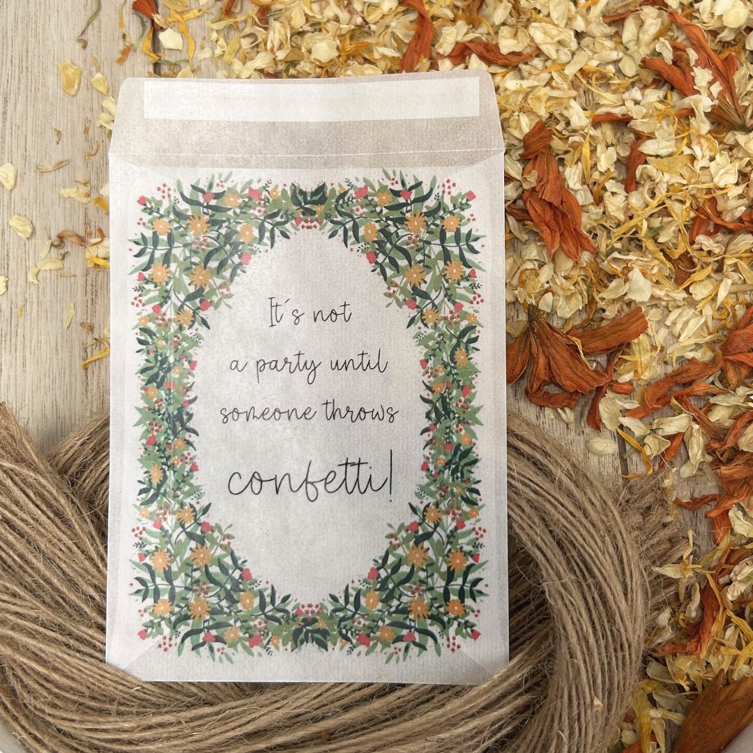 Confetti Packets - Party Design 5 | Confetti Packets | Confetti Bee