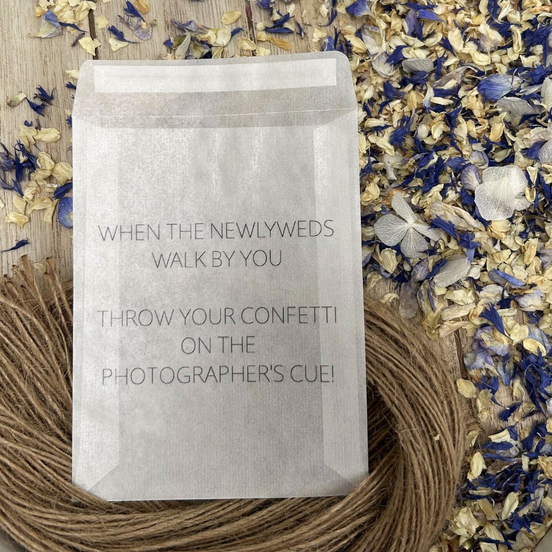 Confetti Packets - Photographer's Cue Design 7 | Confetti Packets ...