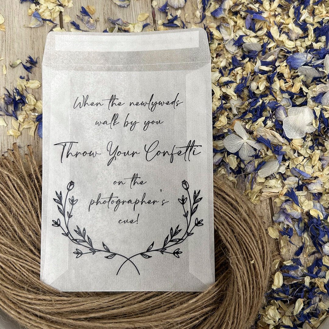 Confetti Packets - Photographer's Cue Design 8 | Confetti Packets ...