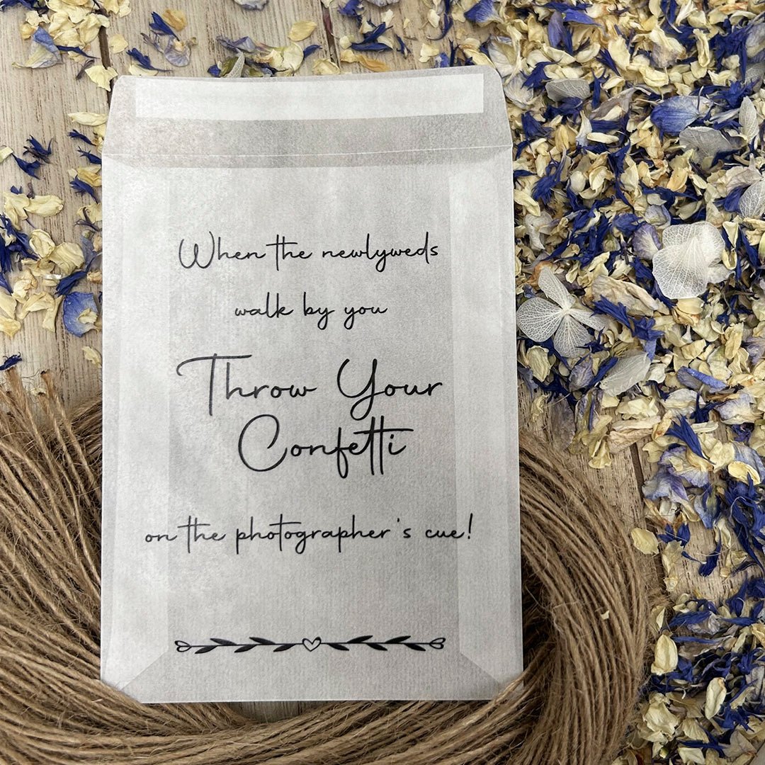 Confetti Packets - Photographer's Cue Design 9 | Confetti Packets ...