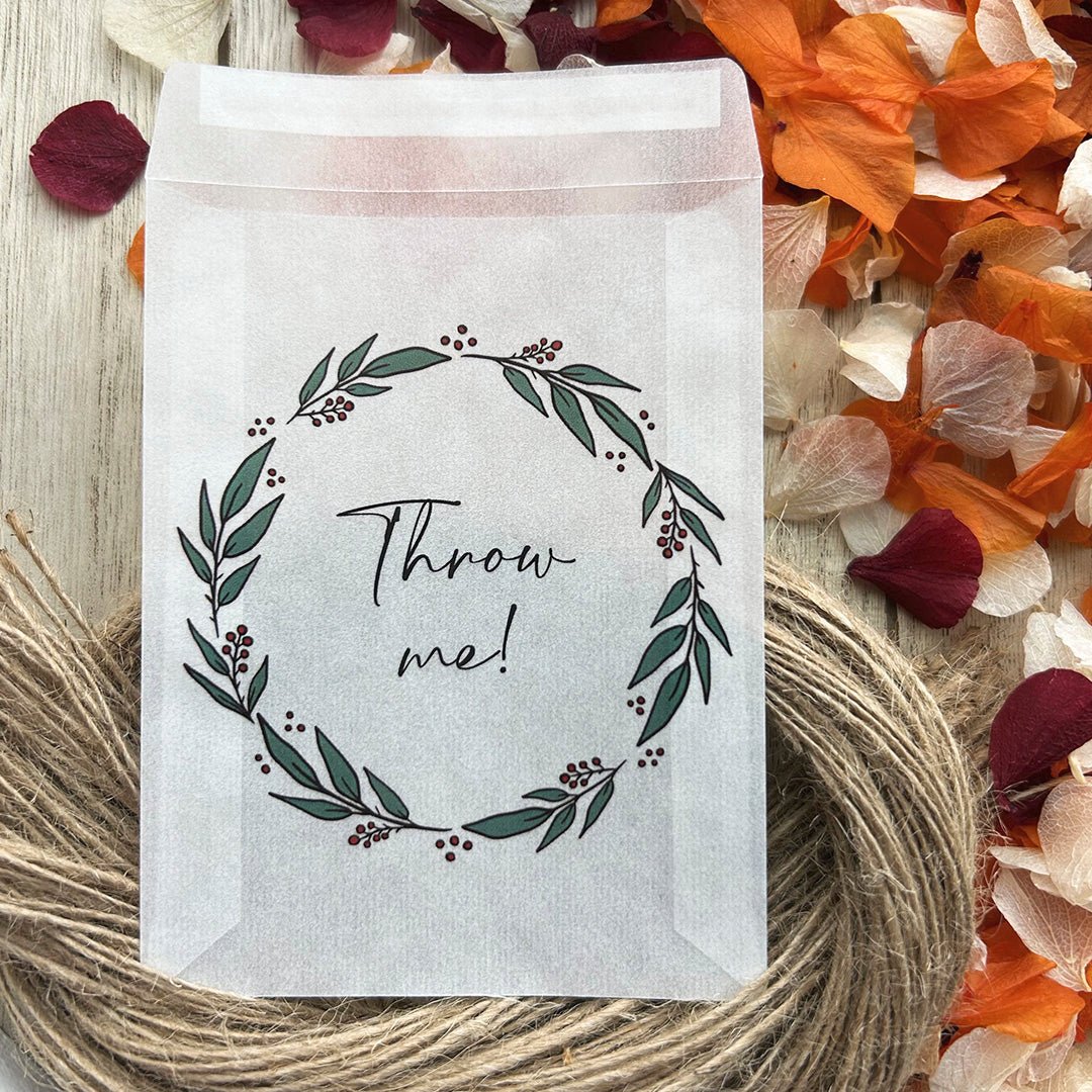 Confetti Packets - Throw Me Design 11 | Confetti Packets | Confetti Bee