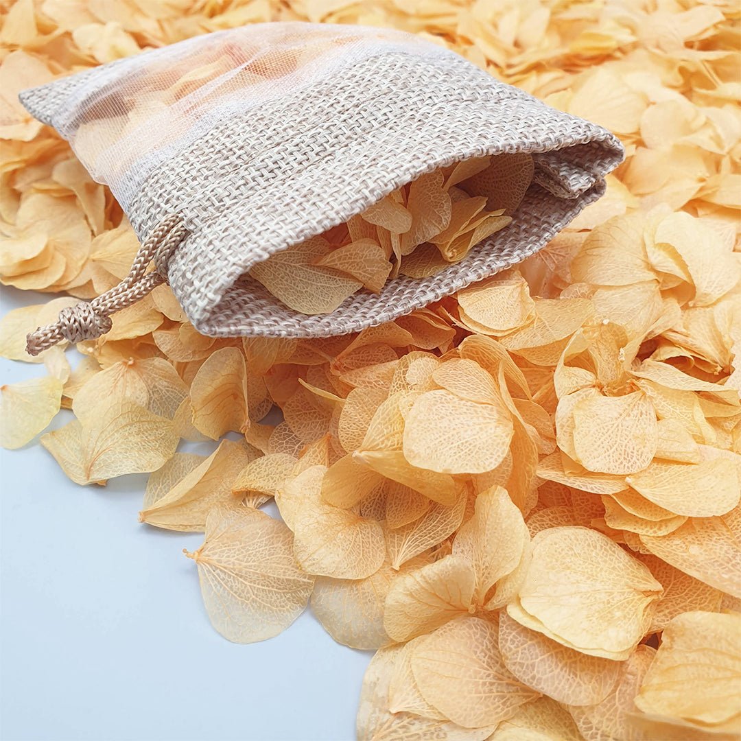 Golden Hydrangea Petal Confetti | Wedding Confetti | Confetti Bee