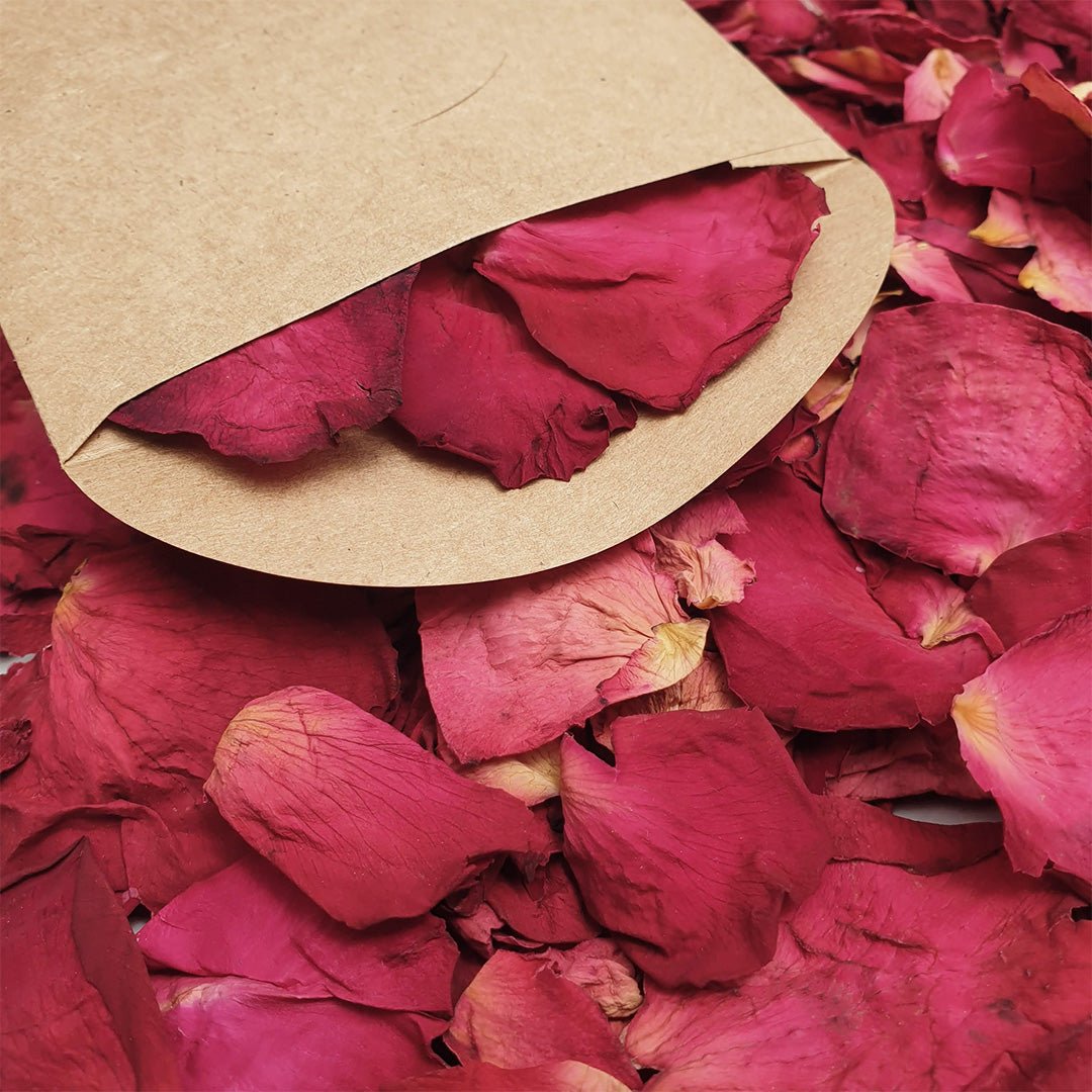 Large Rose Petal Confetti | Wedding Confetti | Confetti Bee